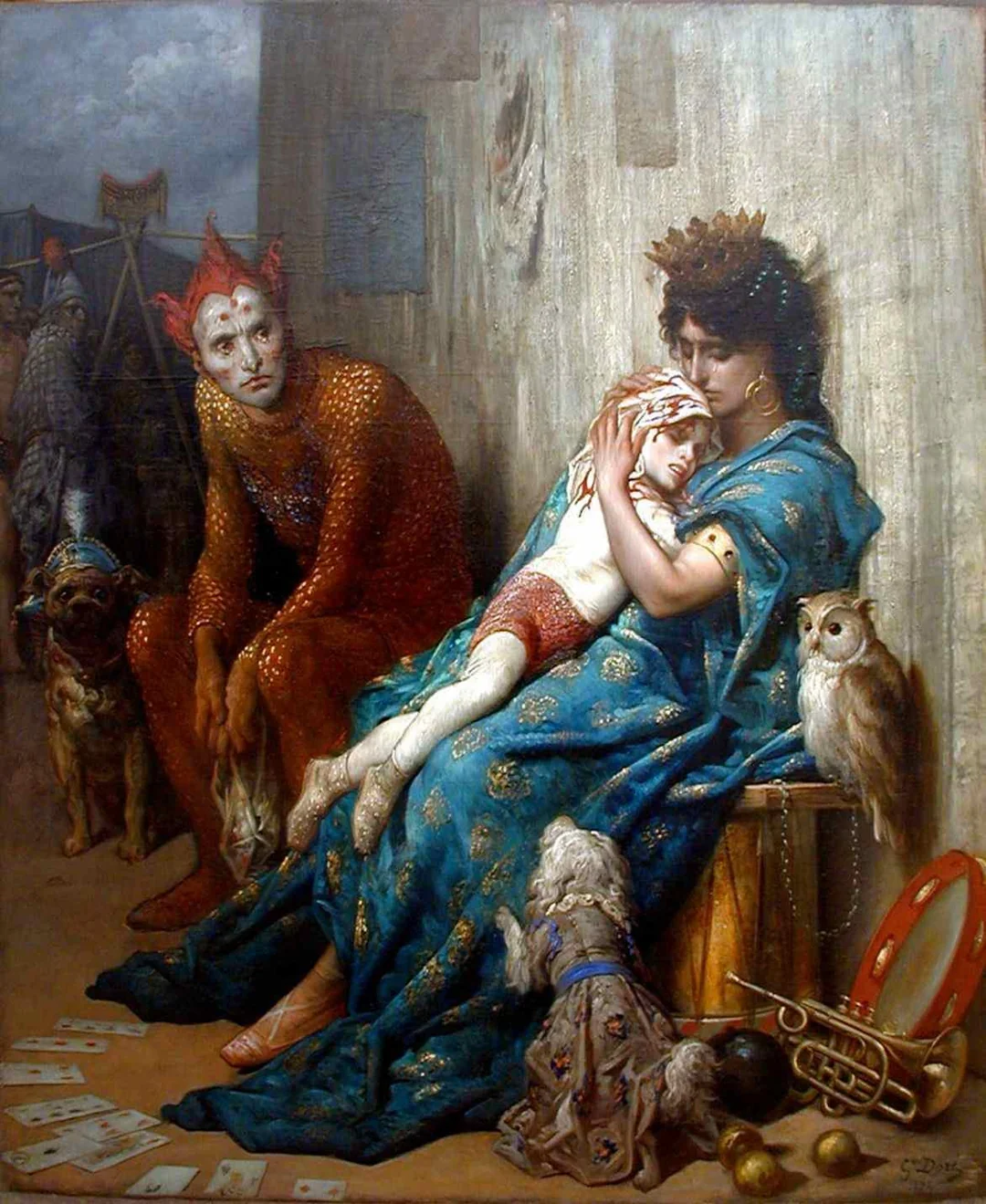 The Tragic Beauty Of Gustave Doré S Les Saltimbanques