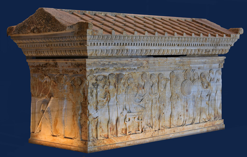 The Discovery of the Polyxena Sarcophagus: A Window into Ancient Funerary Practices and Mythology