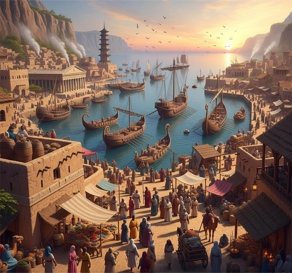 The Role of Ancient Port Cities in Global Trade