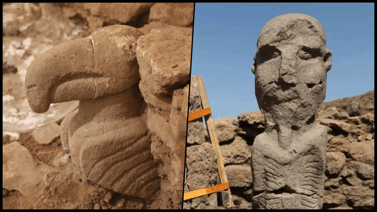 New Great Discoveries in Göbeklitepe: The First Painted Statue and One ...