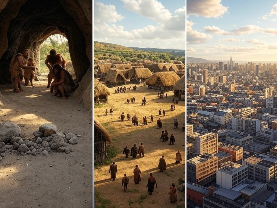 The Evolution of Human Settlements: From Caves to Cities