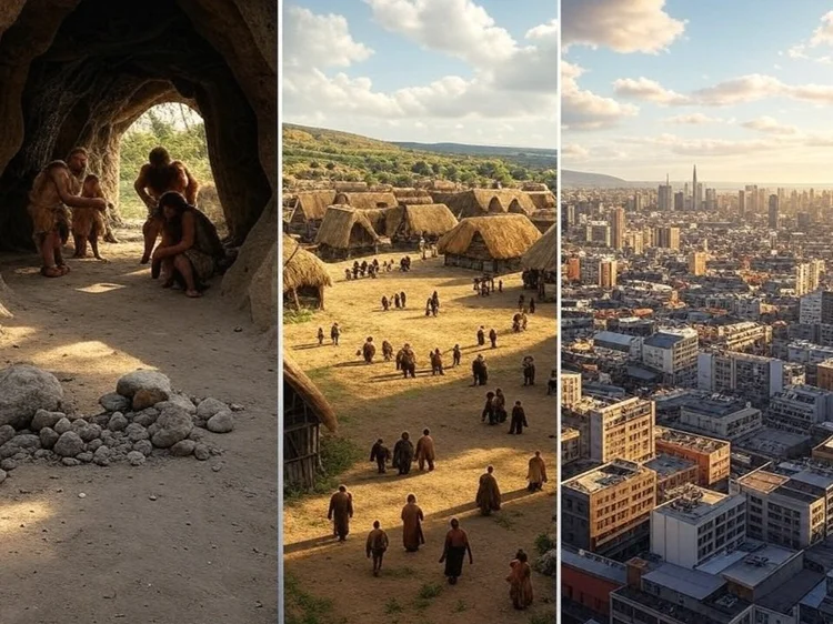 The Evolution of Human Settlements: From Caves to Cities