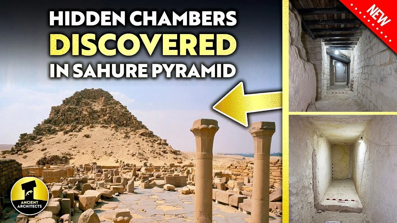 Hidden Chambers Discovered in the Pyramid of Sahure