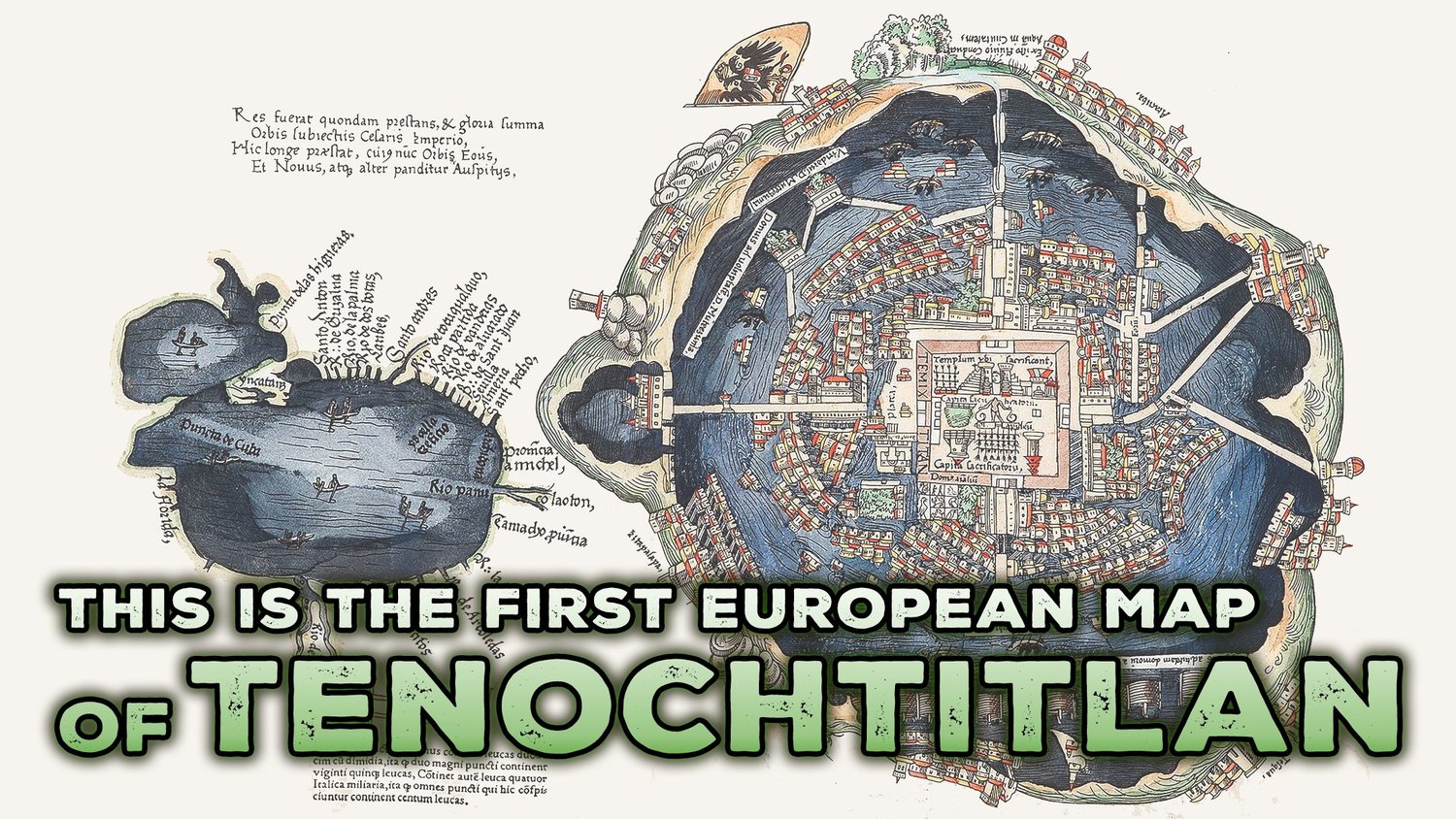 The First European Map of Tenochtitlan, 1524: Bridging Two Worlds