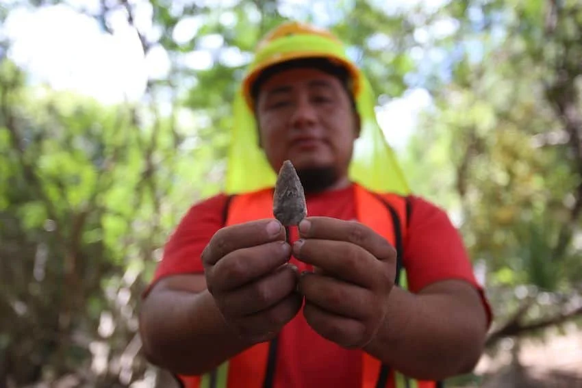 Rare Mayan god K'awiil statue found along Maya Train route