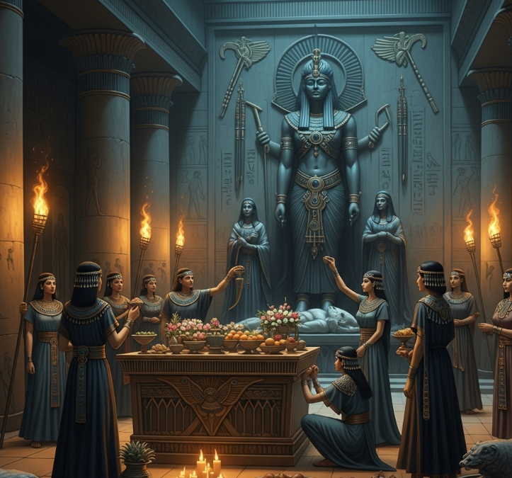 The Worship of Ereshkigal, the Queen of the Underworld