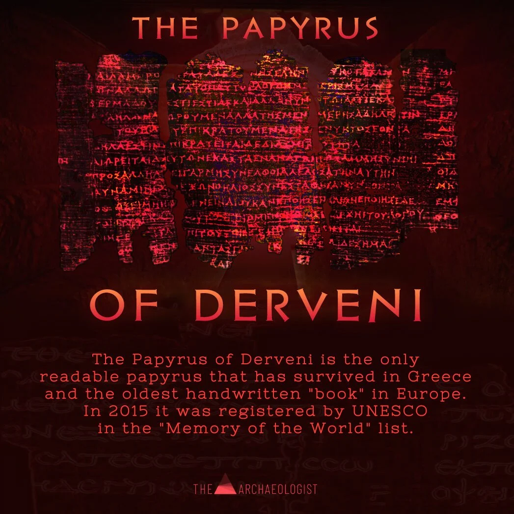 The Papyrus of Derveni: The Only Readable Papyrus Found in Greece and ...