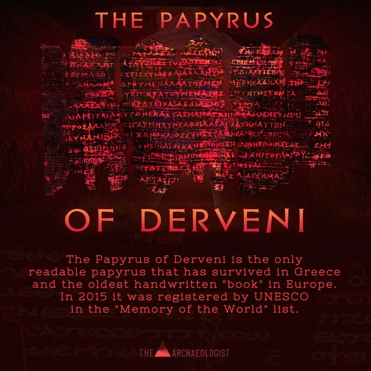 The Papyrus of Derveni: The Only Readable Papyrus Found in Greece and ...