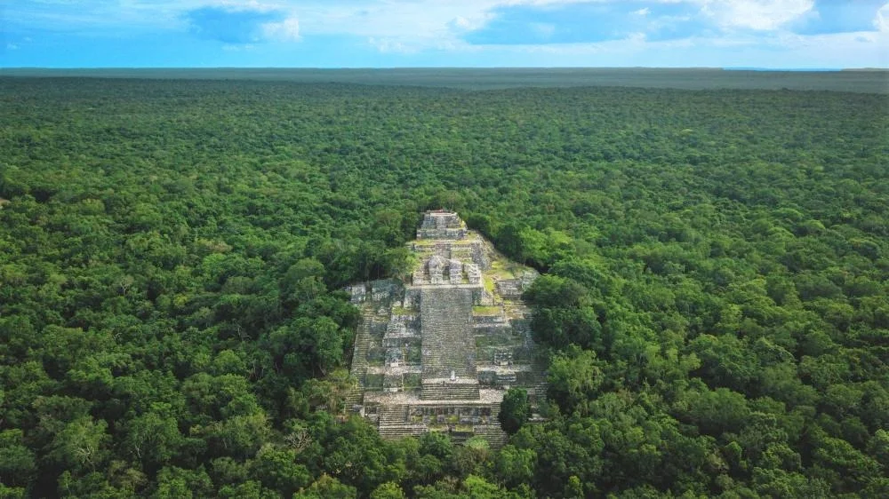 10+1 Maya Pyramids Hidden in the Yucatan Tropical Rainforests