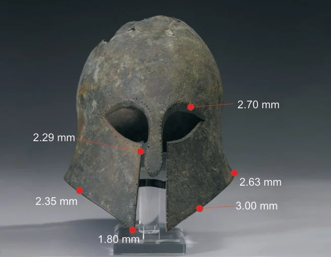 A Corinthian Helmet from the Battle of Marathon Found with the Warrior ...