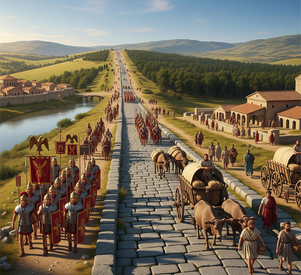 The Role of Roman Roads in Expanding the Empire