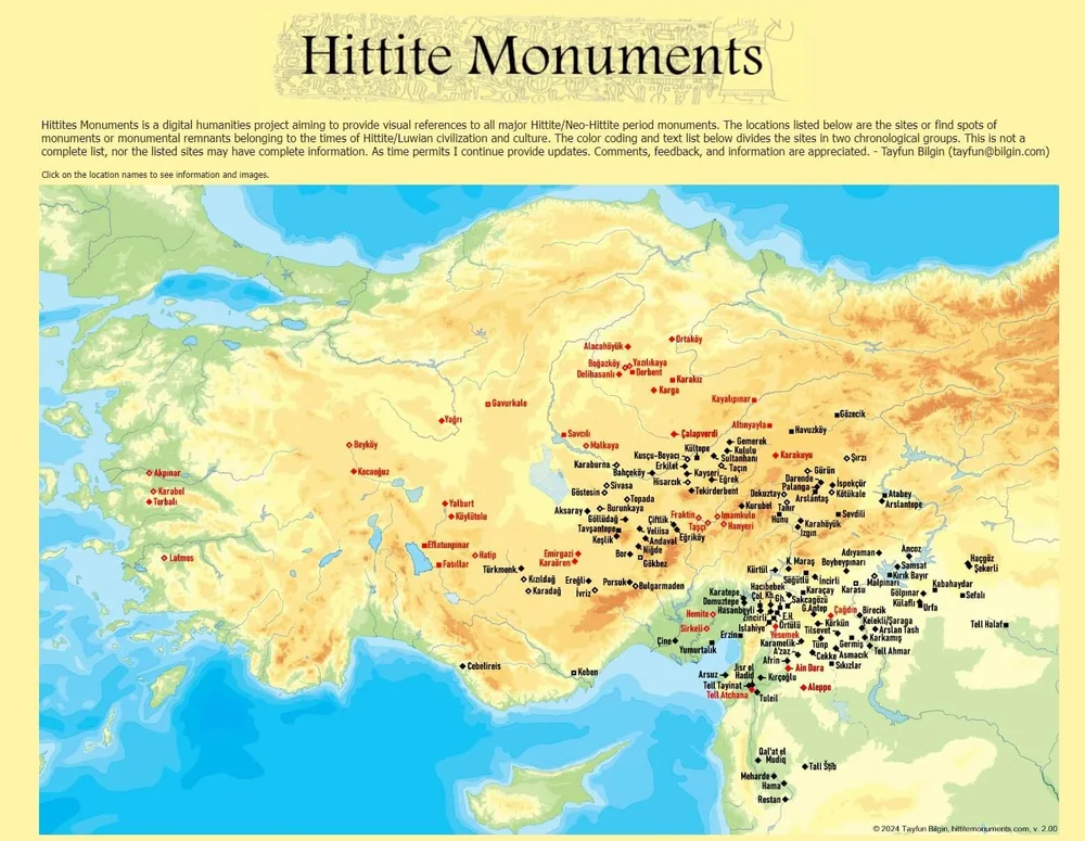 Hittite Monuments: A Digital Gateway to Hittite Heritage