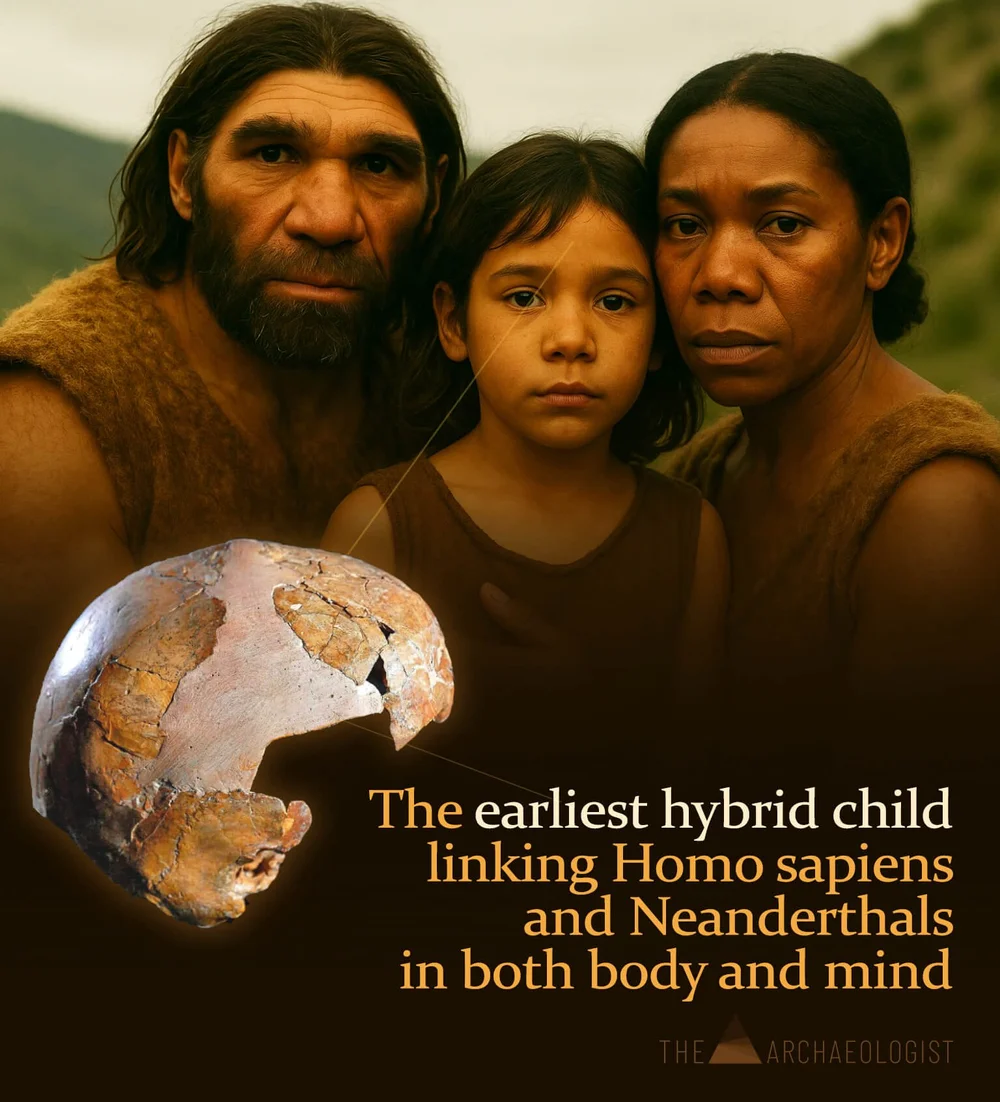The Oldest Known Human Fossil that Blends Homo Sapiens and Neanderthal ...