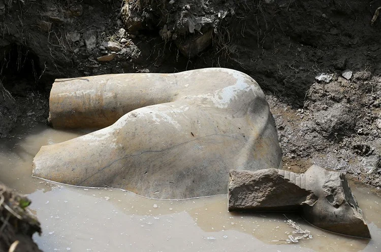 Archaeologists Find Massive 3,000-Year-Old Statue in Cairo Slum