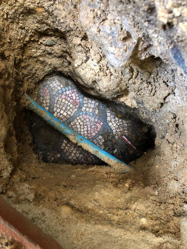Glass walkway for hidden Roman mosaic could hold more than 500kg