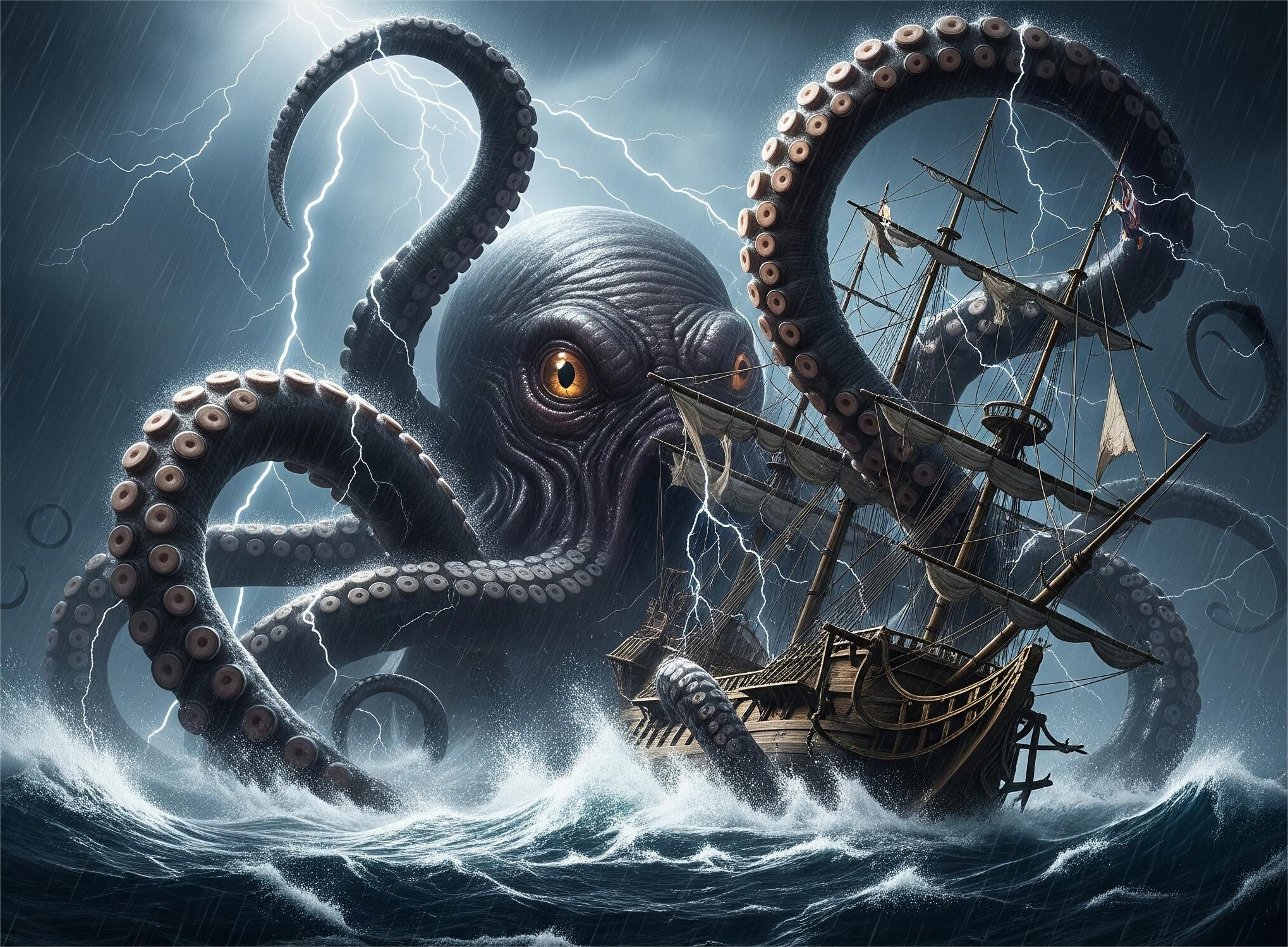 Greek Mythology Creatures Kraken