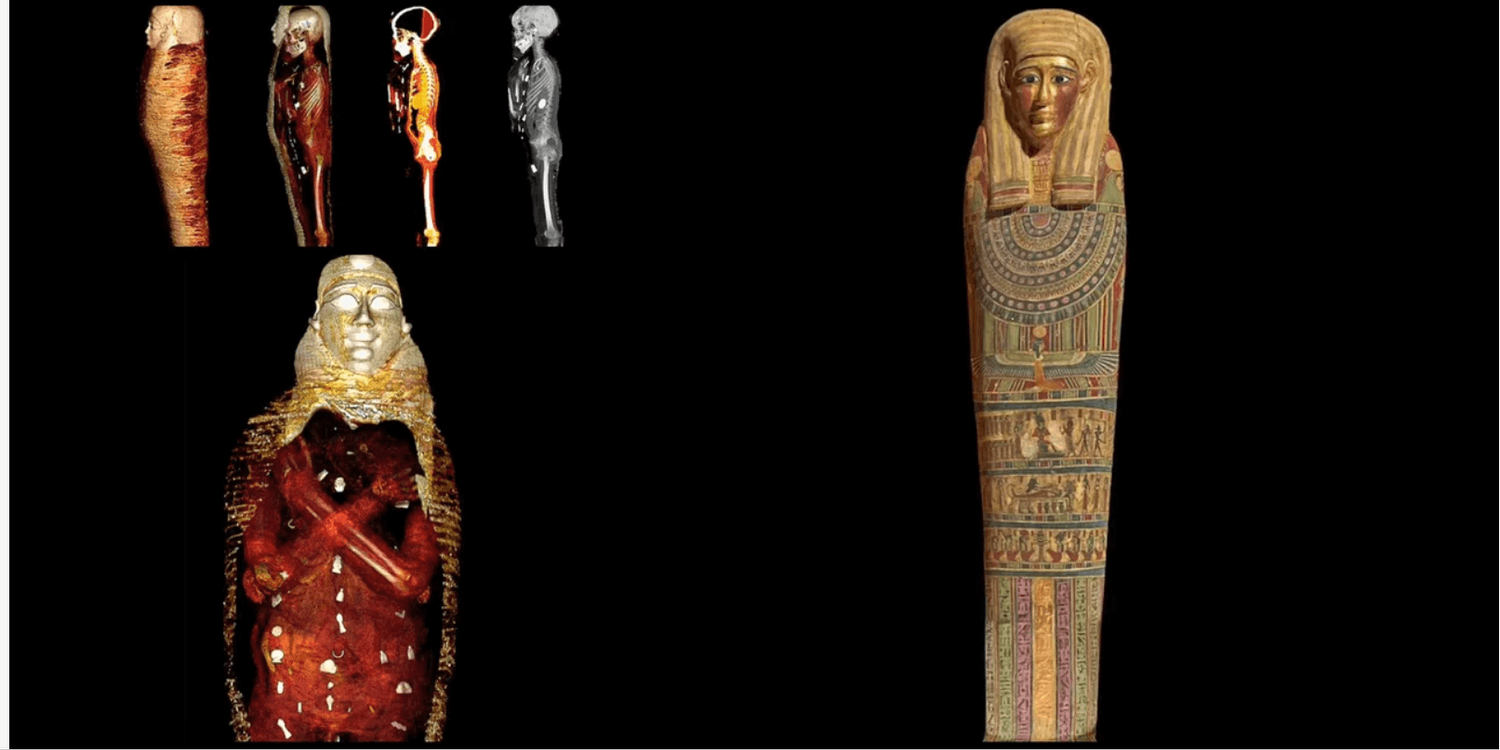 The "Golden Boy": The 2,300-year-old Mummy with the 49 Amulets and ...