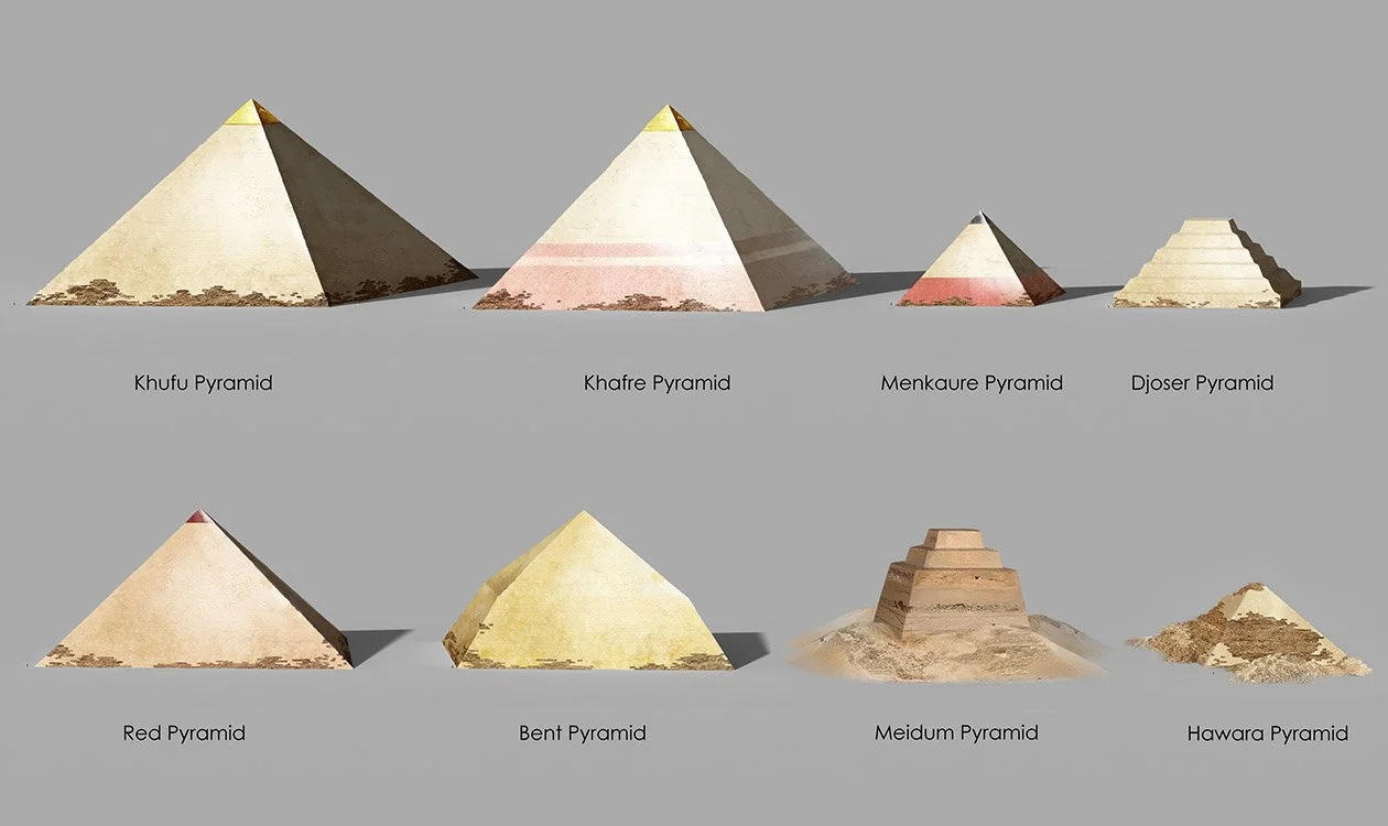 The Evolution of Egyptian Pyramid Structures: From Mastabas to the ...