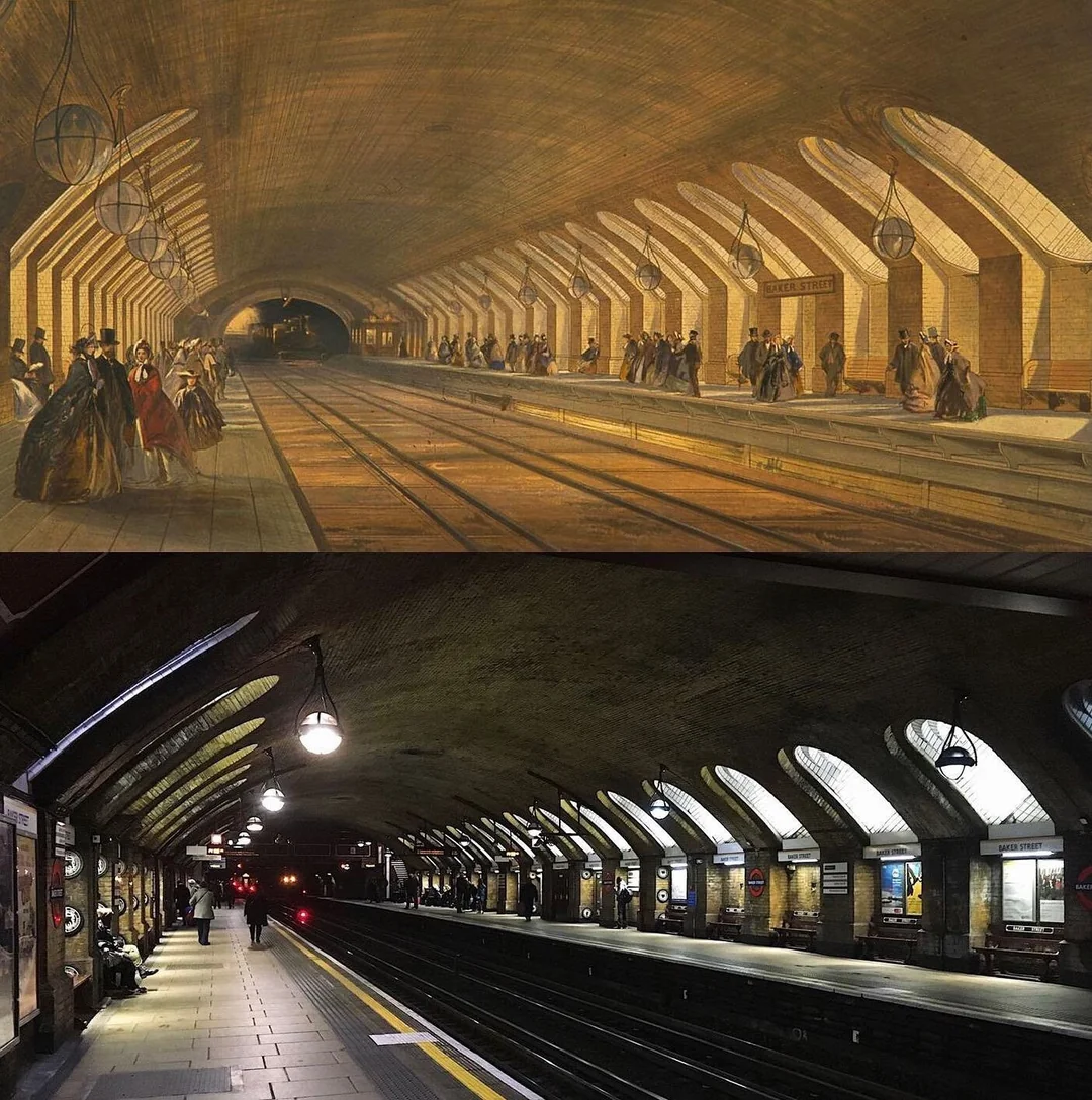 Baker Street: The world's oldest undeground station.