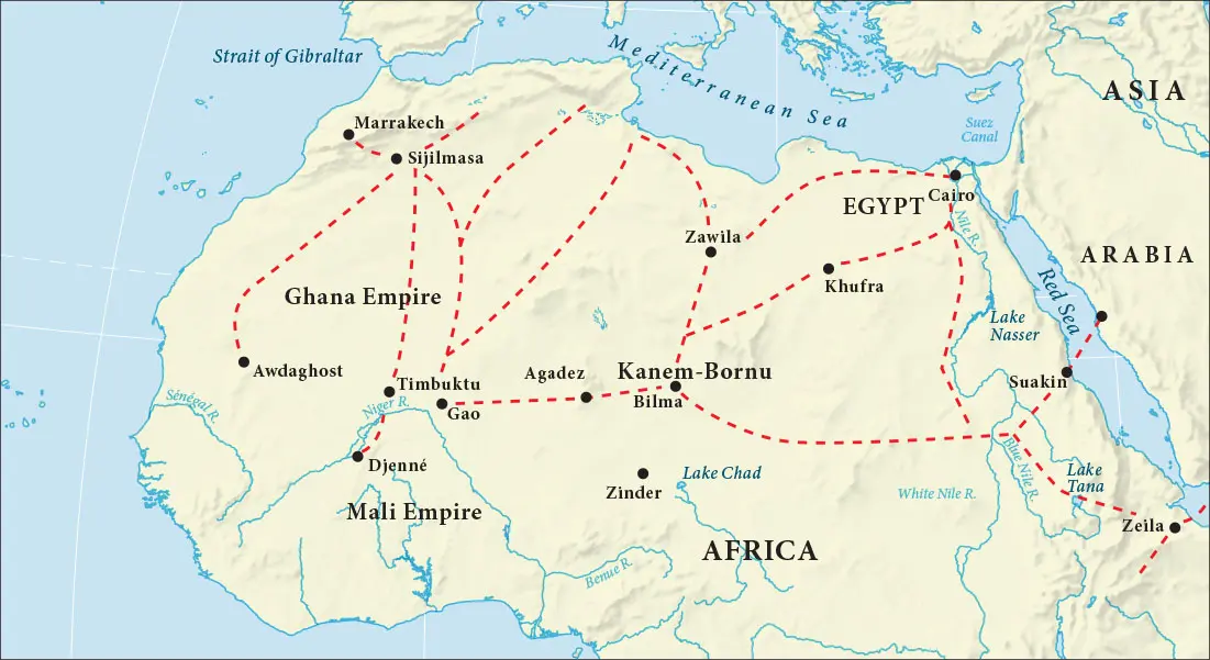 The Ancient Trade Networks of the Sahara