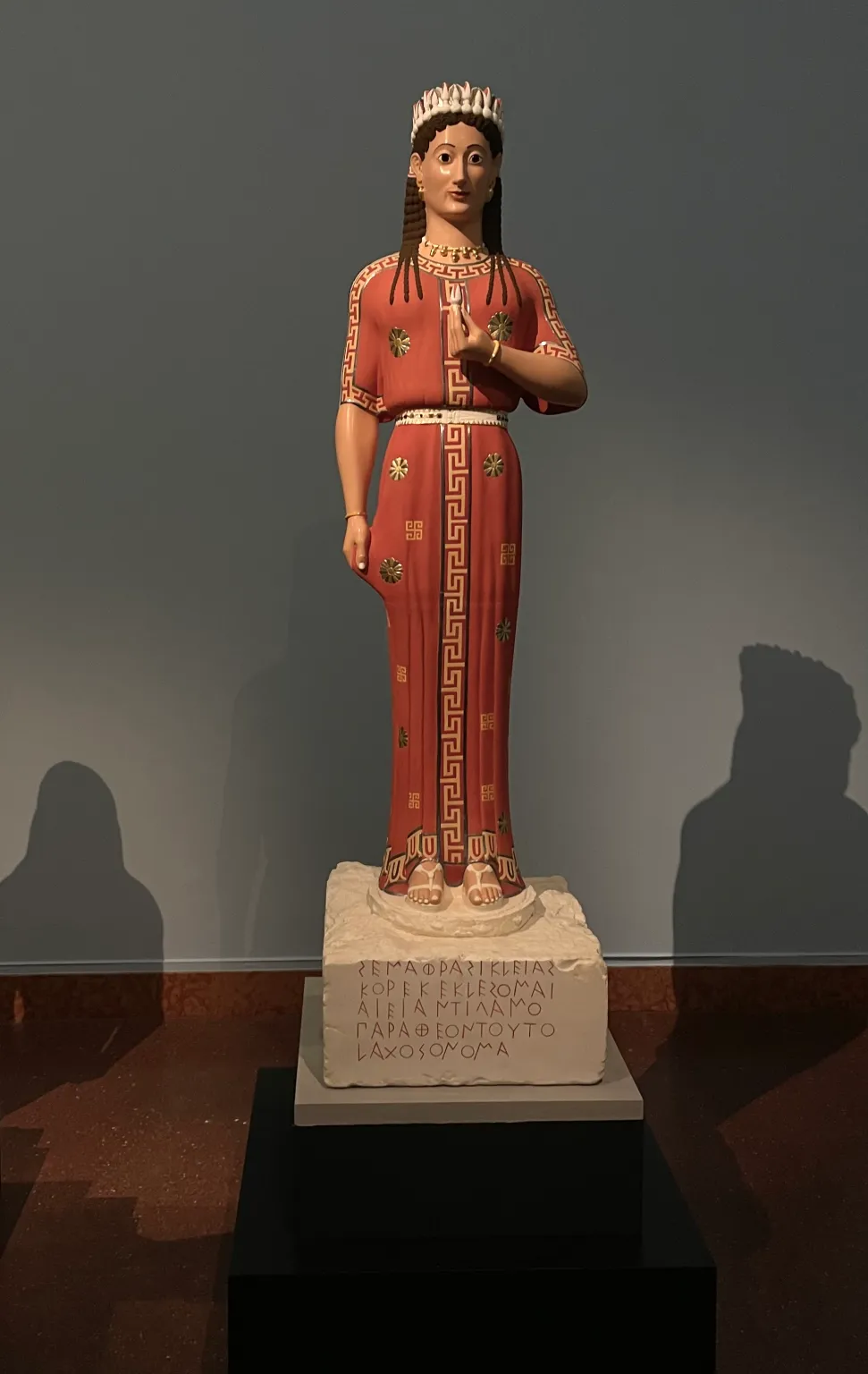 Roman and Greek statues were initially painted