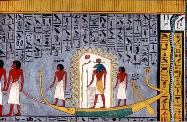 The Sun God Ra and His Daily Journey Through the Underworld