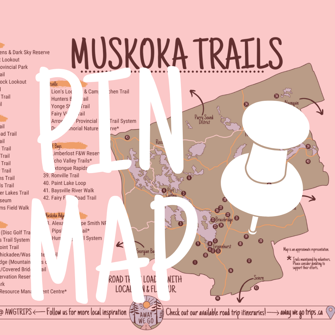 Maps: Muskoka Trails — Away We Go Trips