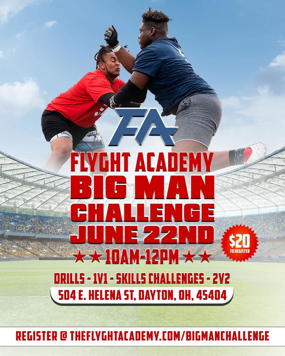 Big Man Challenge — The Flyght Academy