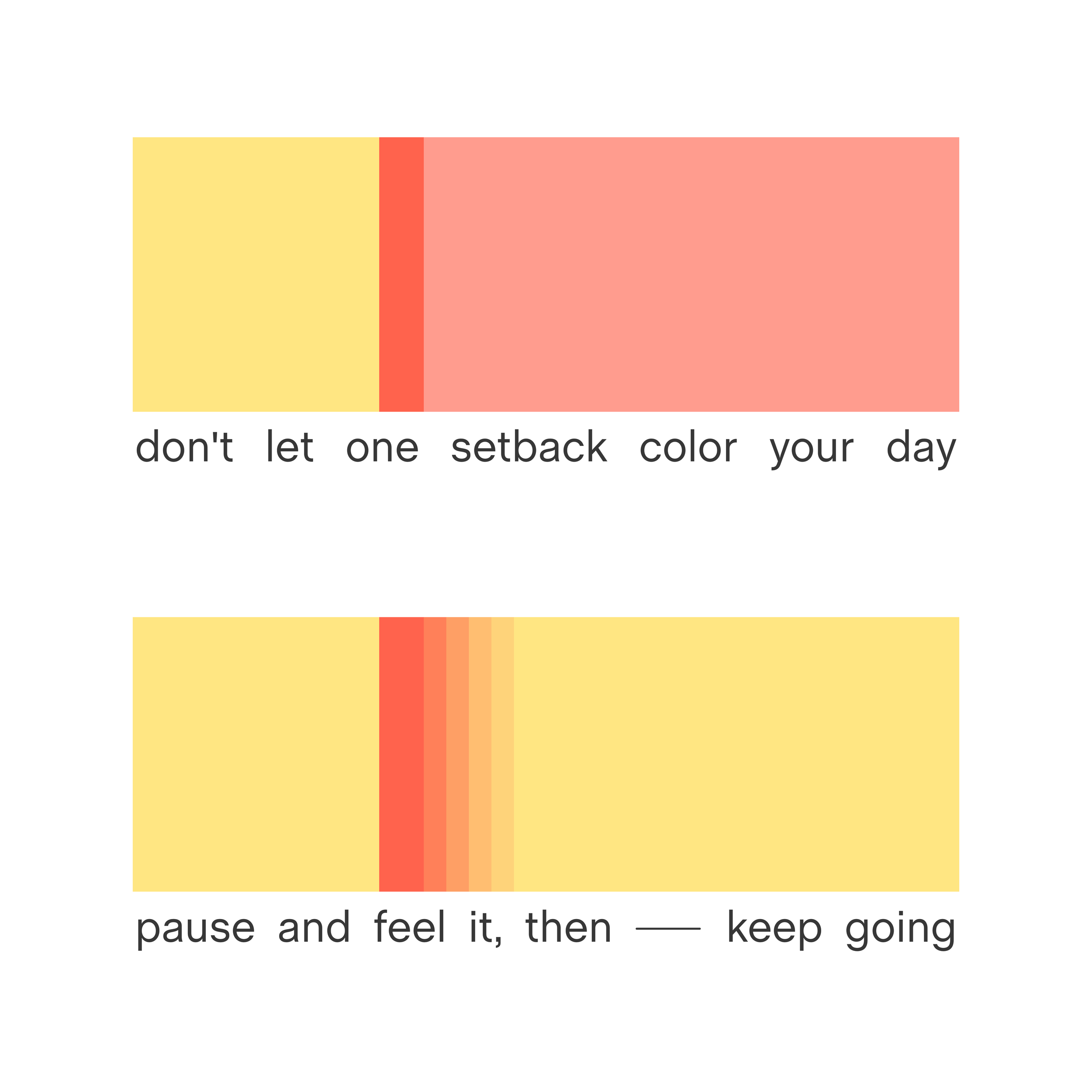 Don’t Let One Setback Color Your Day — The New Happy