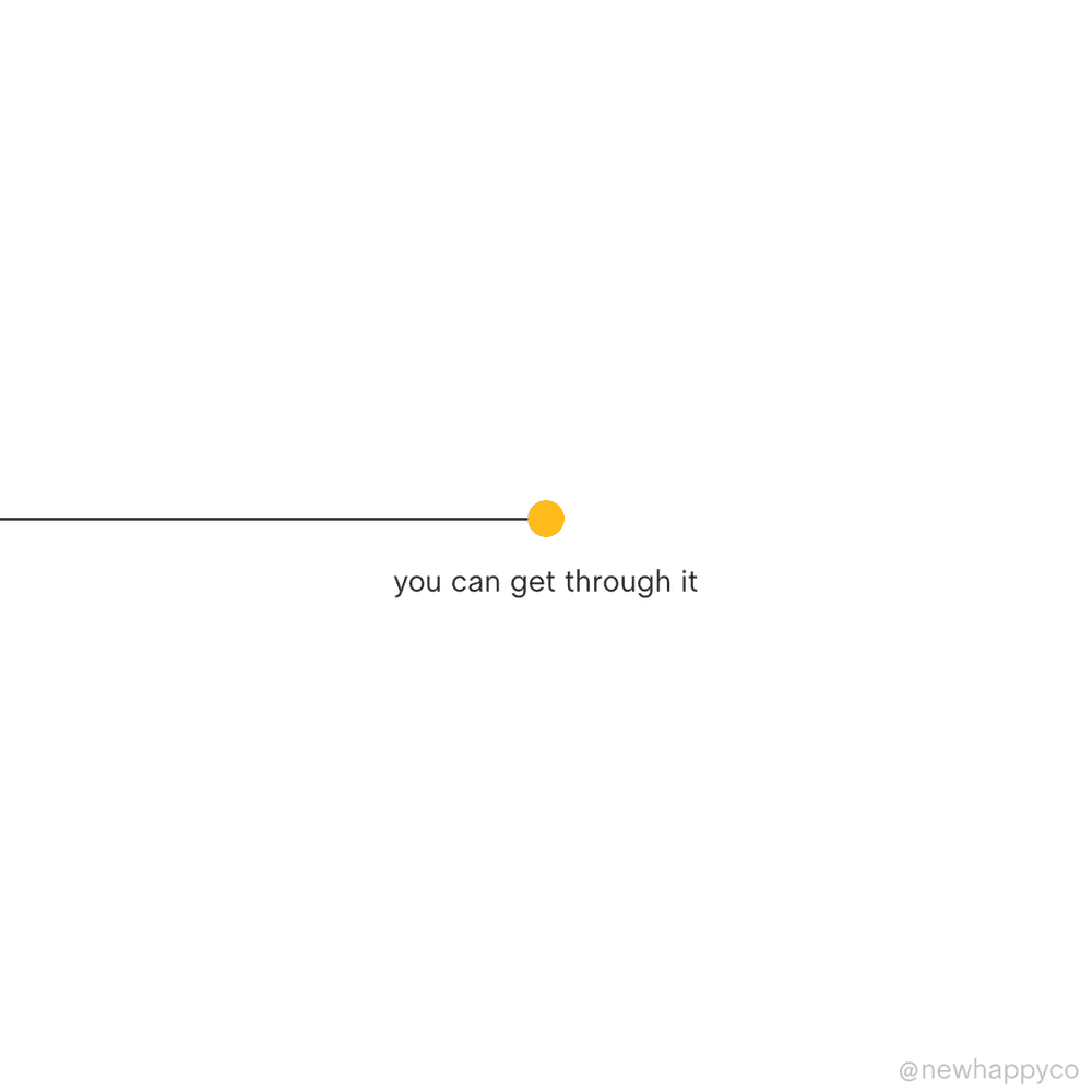 Help someone through it — The New Happy