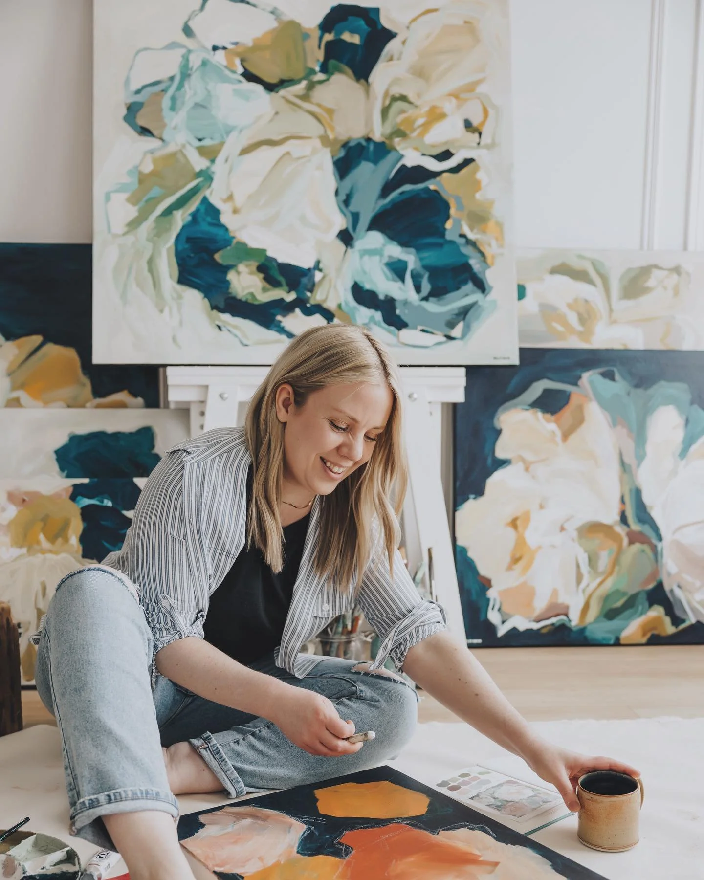 Kelly Dean Art | Abstract floral and landscape painter