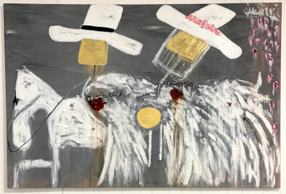 Abstract Cowboy Paintings — Deirdre Imus