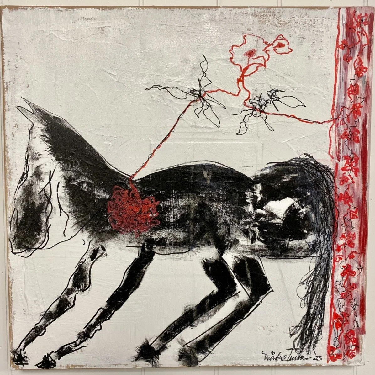 Abstract Cowboy Paintings — Deirdre Imus