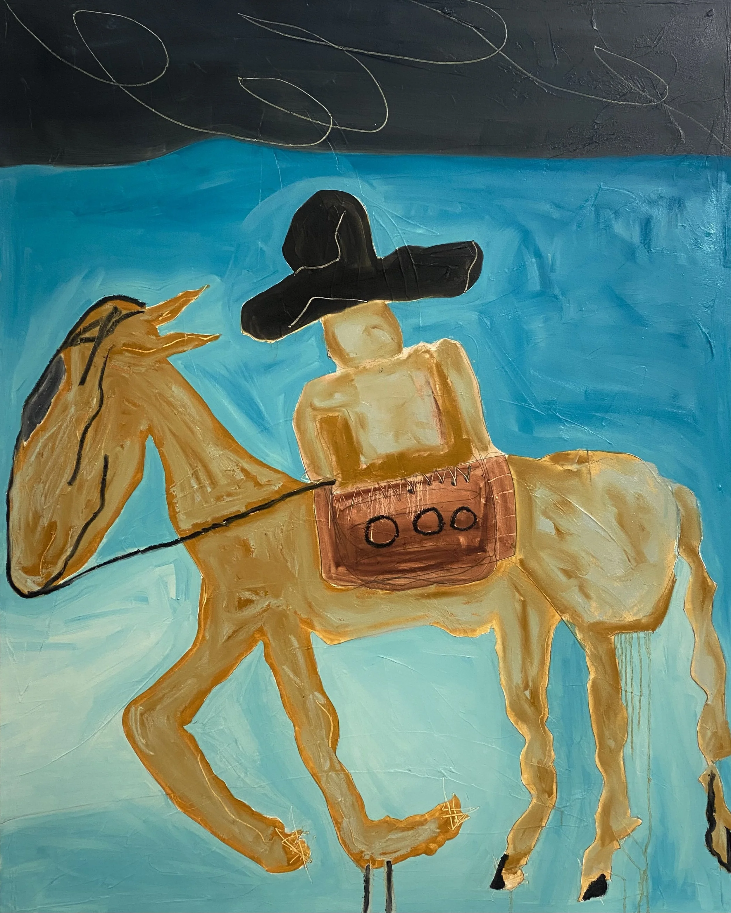 Abstract Cowboy Paintings — Deirdre Imus