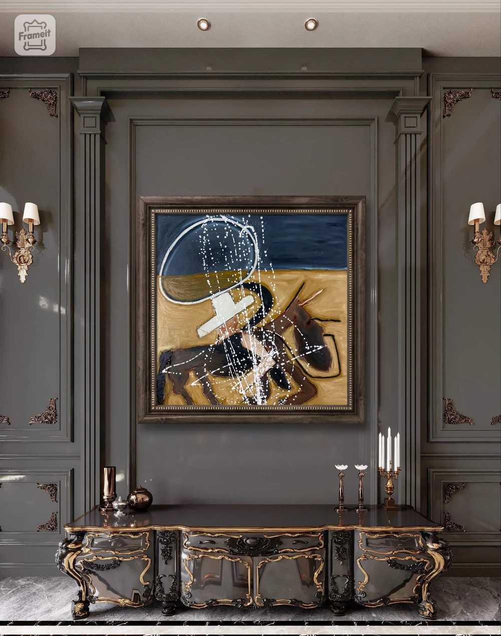 Abstract Cowboy Paintings — Deirdre Imus