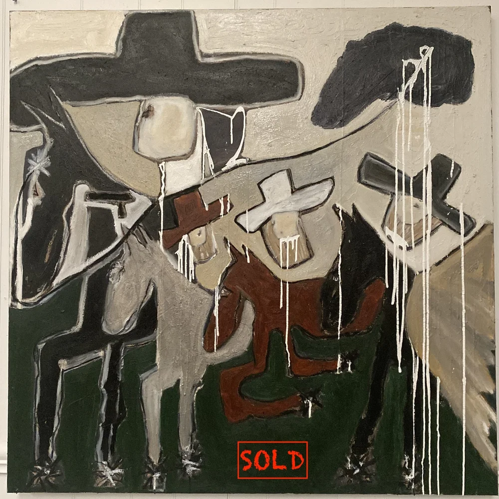 Abstract Cowboy Paintings — Deirdre Imus