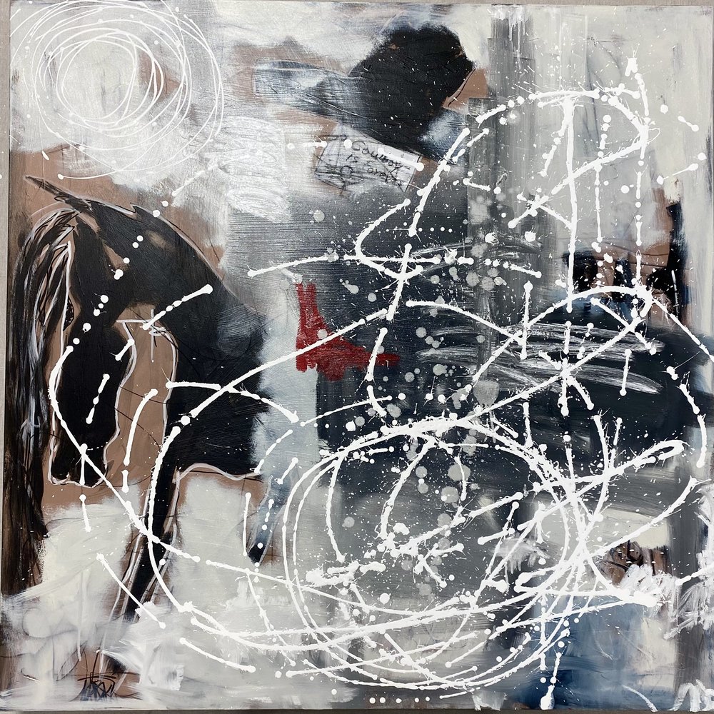 Abstract Cowboy Paintings — Deirdre Imus