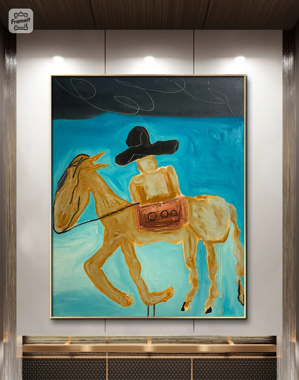 Abstract Cowboy Paintings — Deirdre Imus