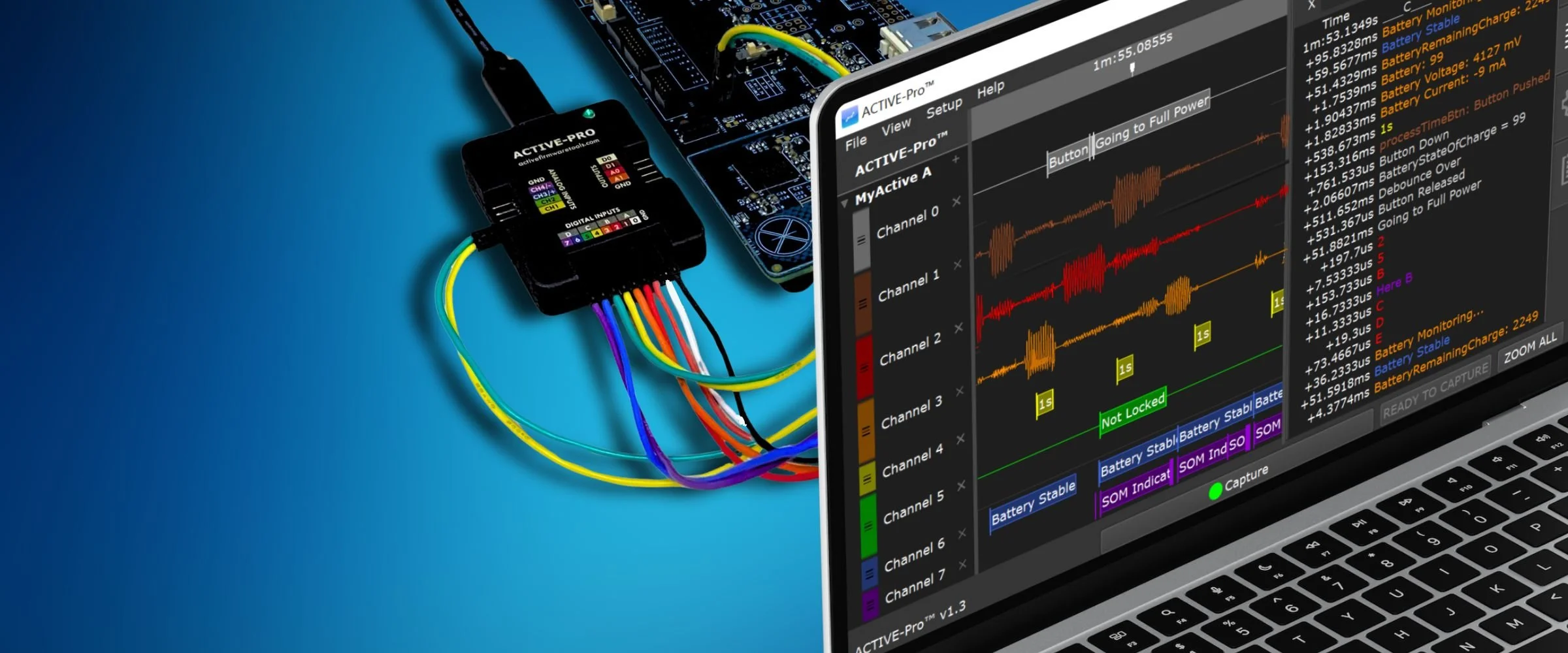 Active-Pro Debugger and Logic Analyzer: Debug Embedded Firmware & Hardware