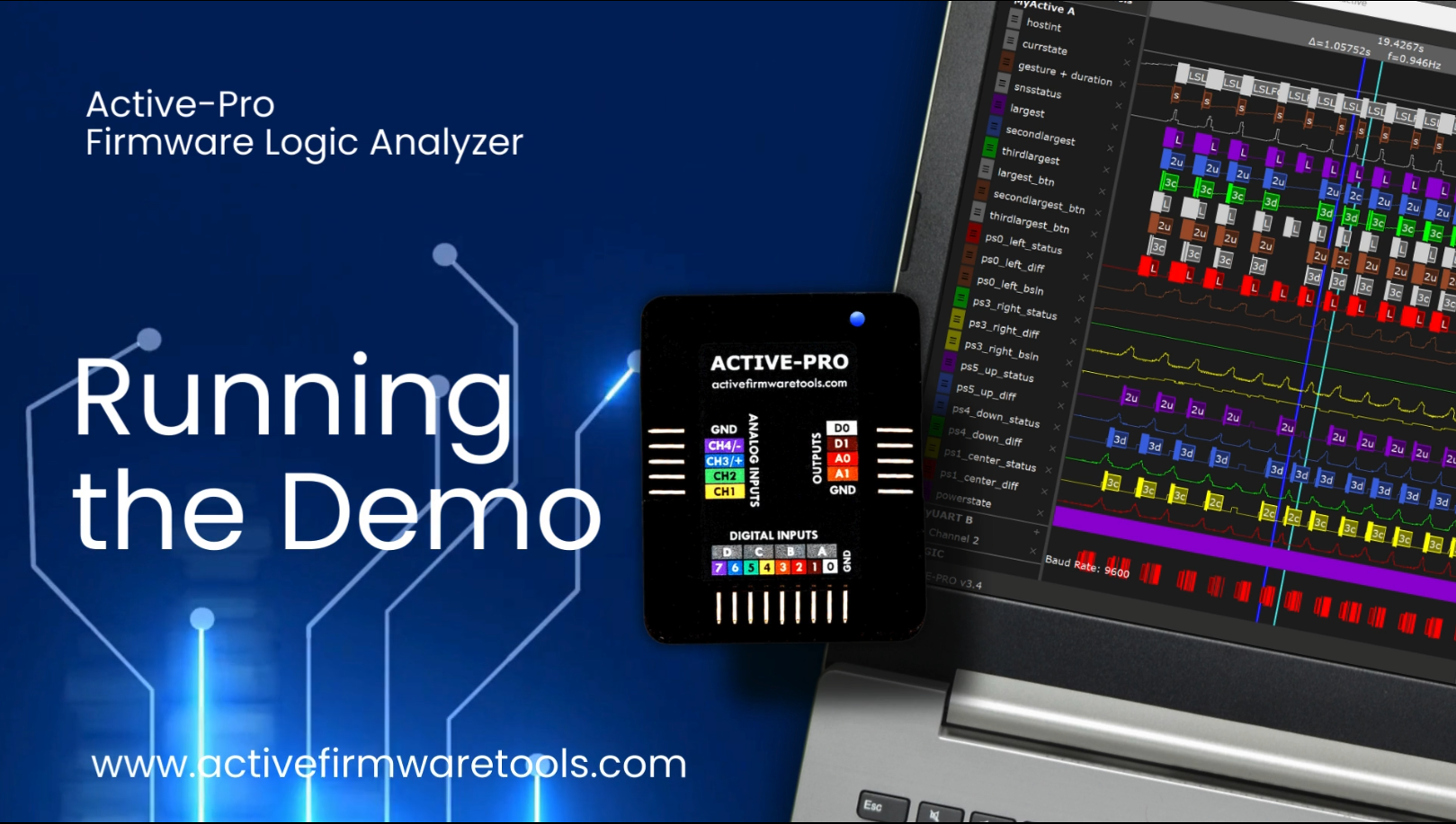 Active-Pro Firmware Logic Analyzer Videos — Active Firmware Tools