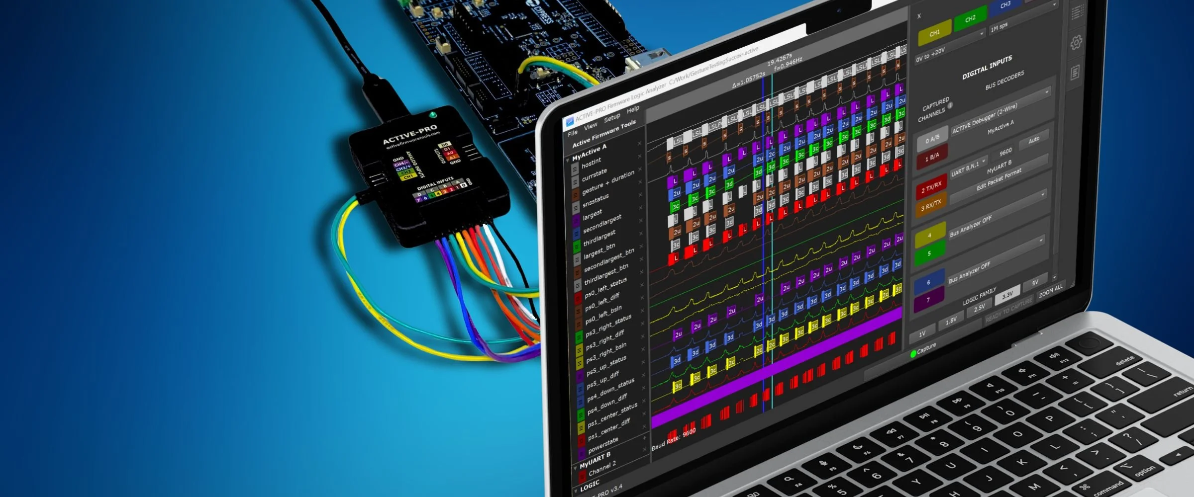 Active-Pro Debugger and Logic Analyzer: Debug Embedded Firmware & Hardware
