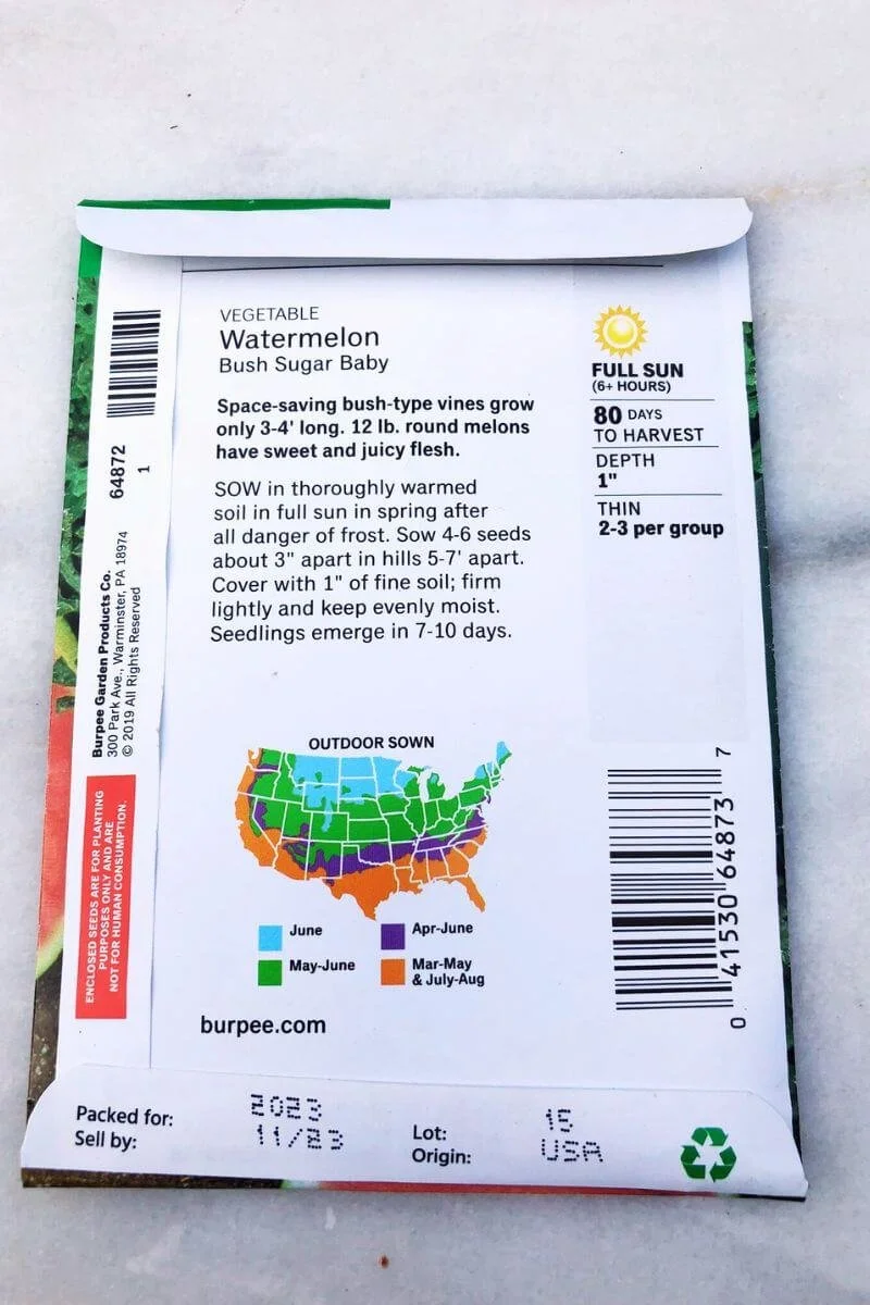 How to Read a Seed Packet