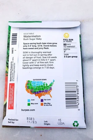 How to Read a Seed Packet