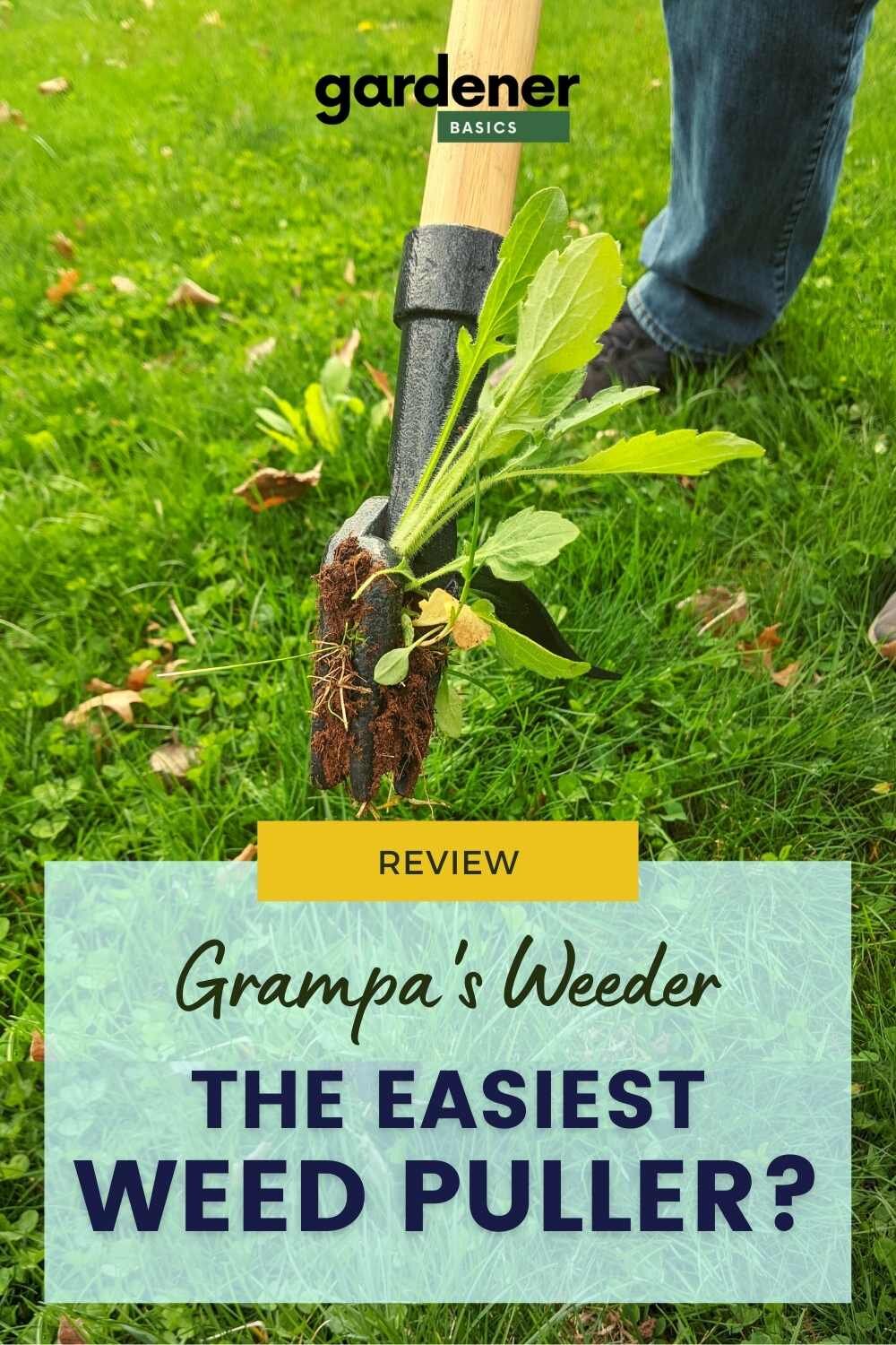 Grampa's Weeder Review: Say Goodbye to Back-Breaking Weeding