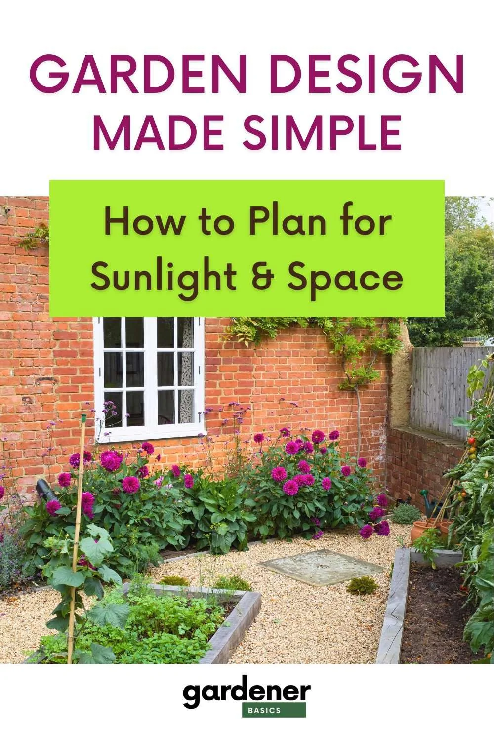 Garden Planning for Beginners: Site Selection, Sunlight, & Space