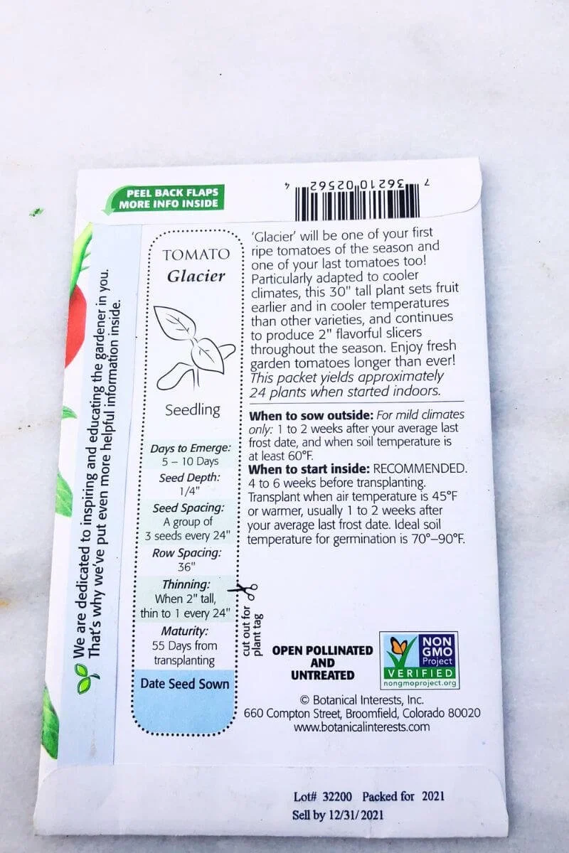 How to Read a Seed Packet