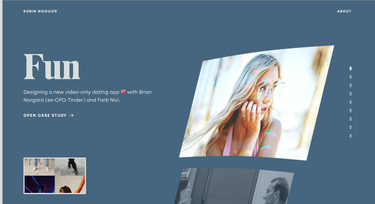 UX portfolios for inspiration — Emilie Mazurek