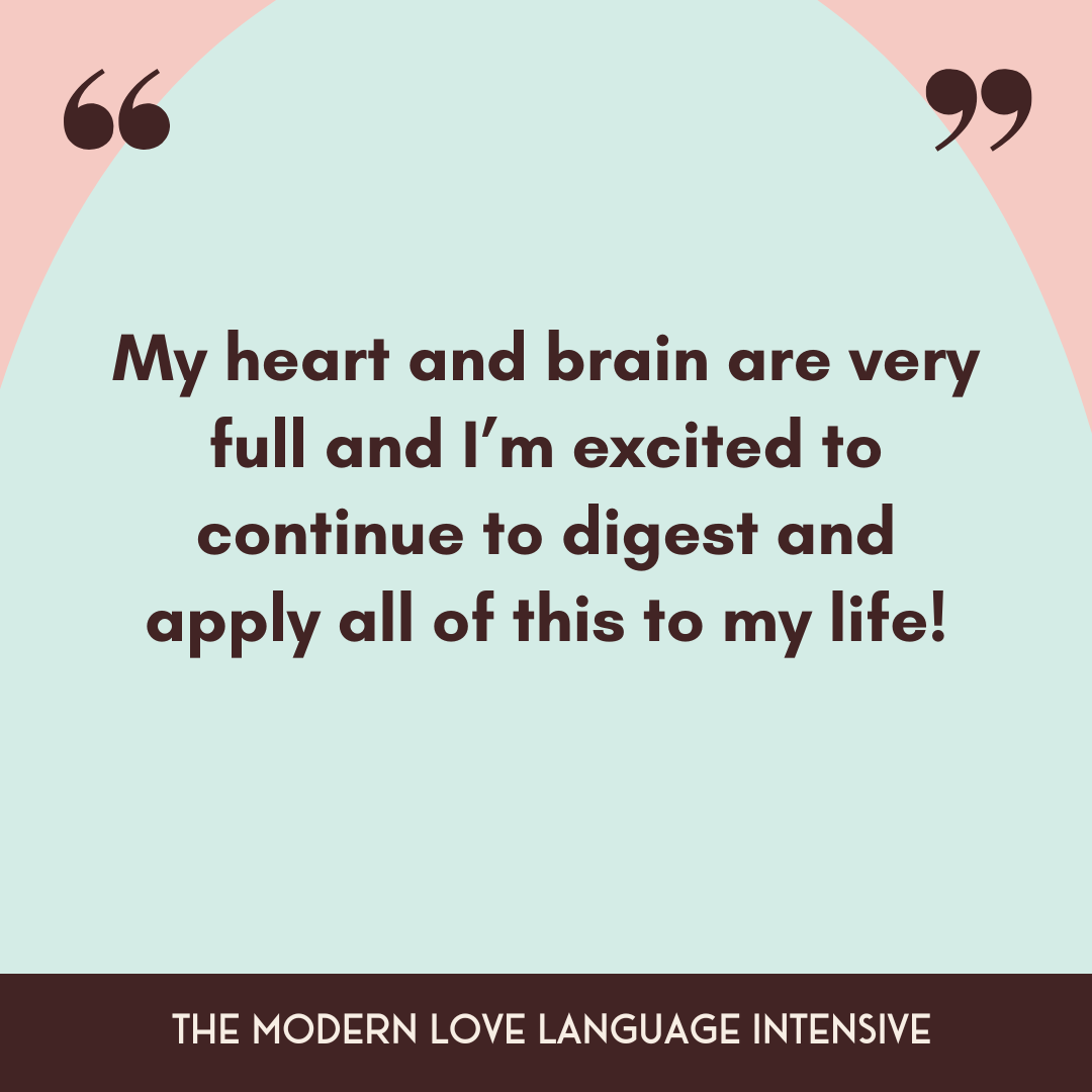 Intensive Modern Love Languages Workshop — The 18 Modern Love Languages
