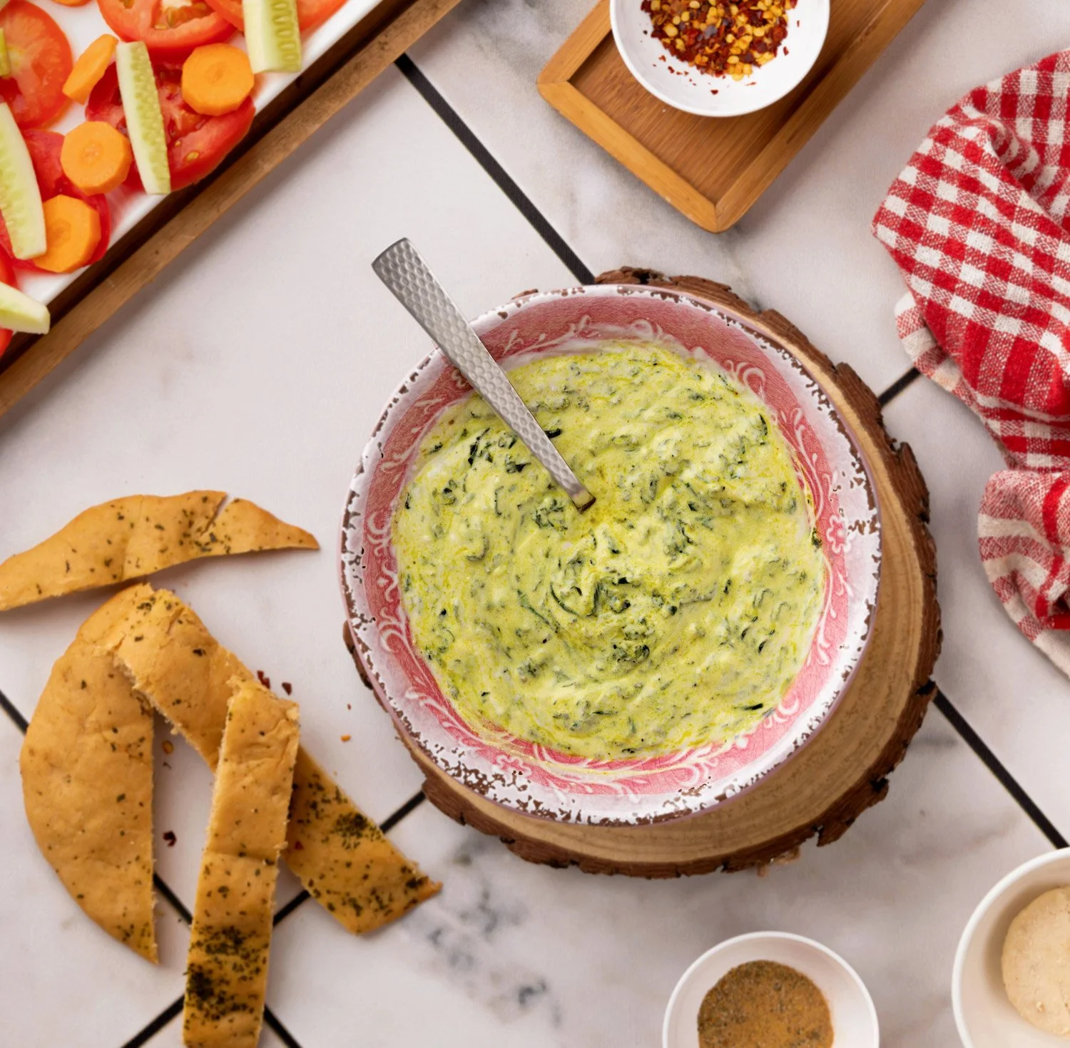 Palak/Spinach Raita — Bites & Bokeh