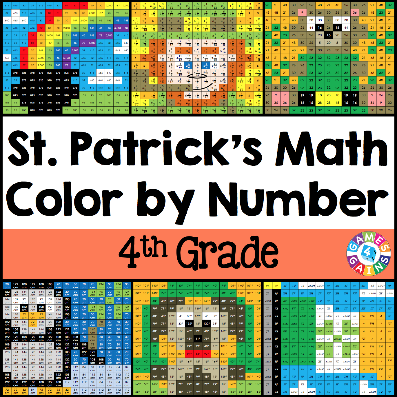 St. Patrick’s Day Math Logic Puzzle — Games 4 Gains